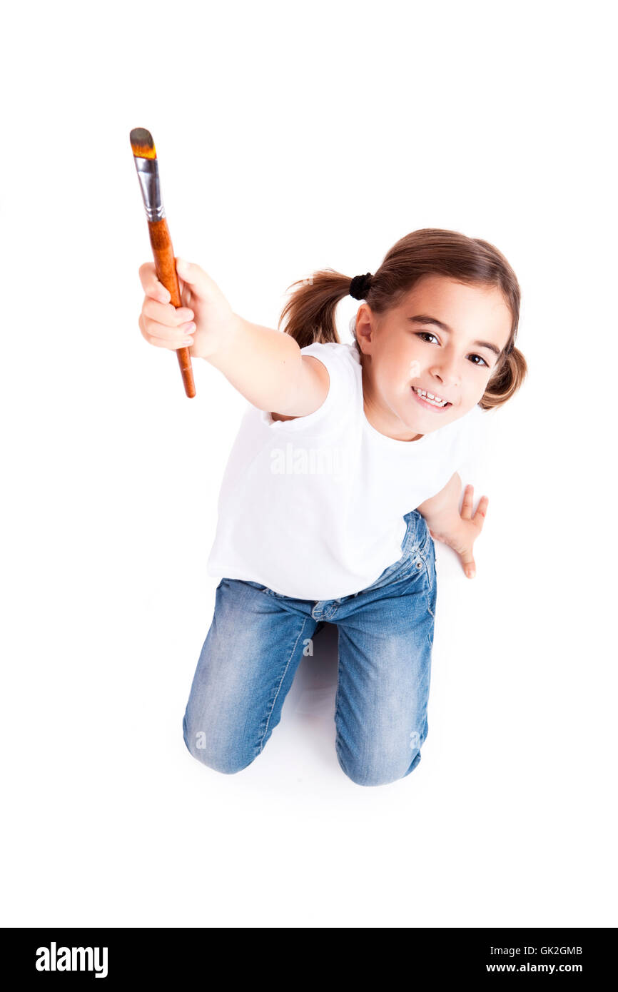 colour painting small Stock Photo - Alamy