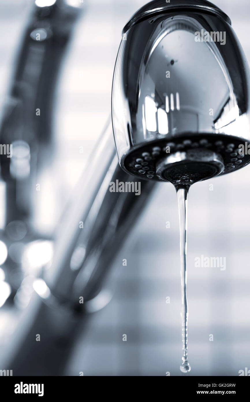 drip leak tap Stock Photo - Alamy