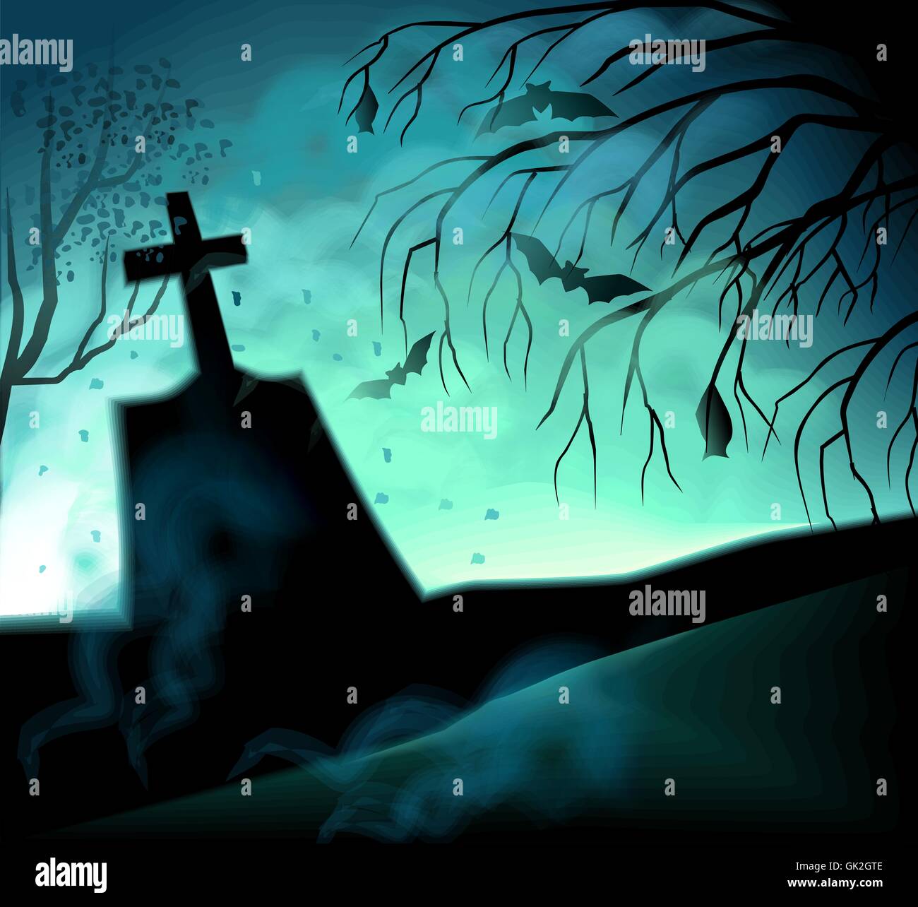 death painting cemetery Stock Photo - Alamy