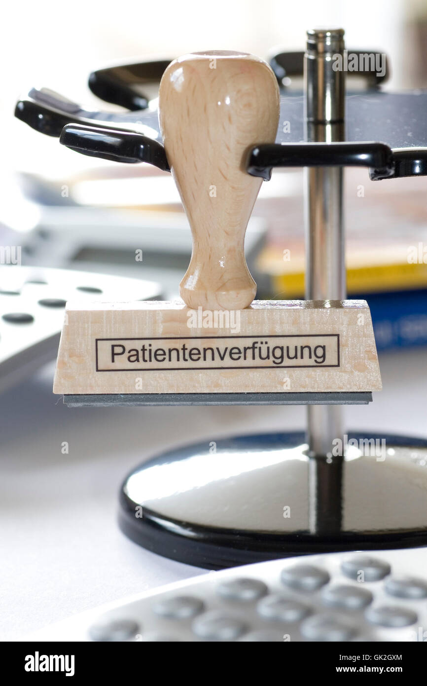 office desk stamp Stock Photo - Alamy