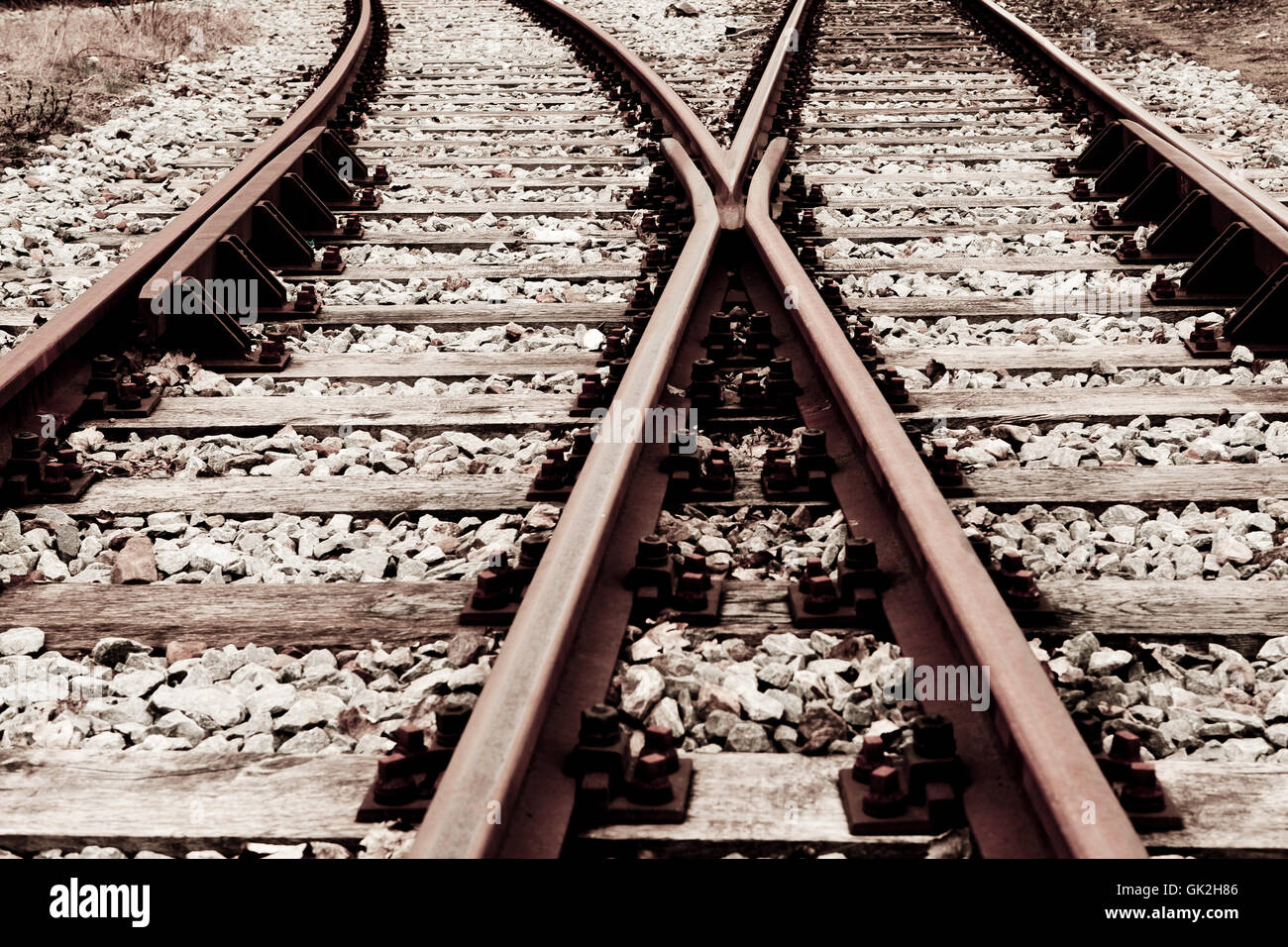 Curved rails hi-res stock photography and images - Alamy