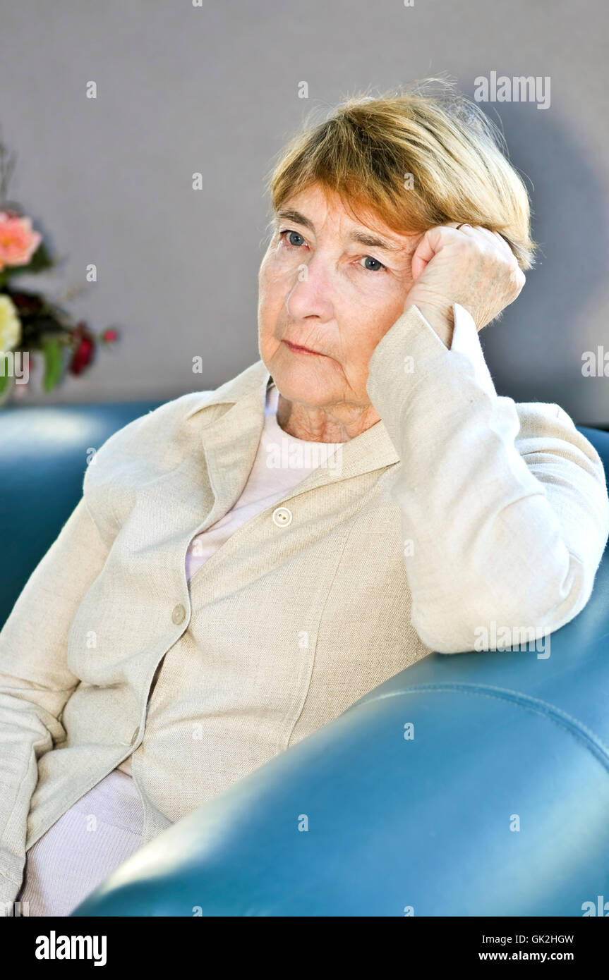 woman lady sad Stock Photo - Alamy