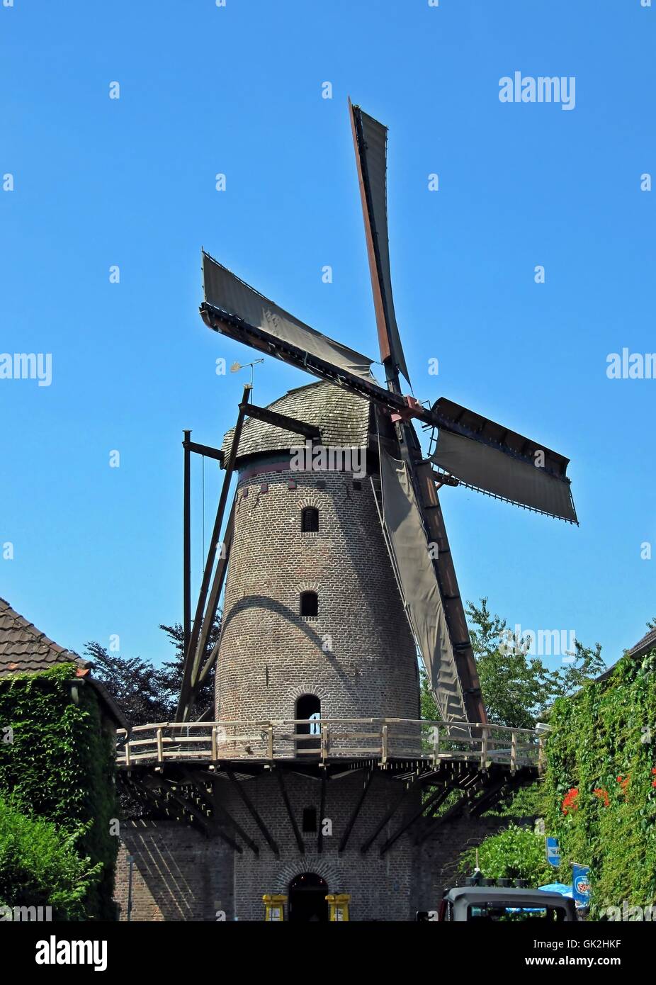 mill corn mill blue Stock Photo - Alamy