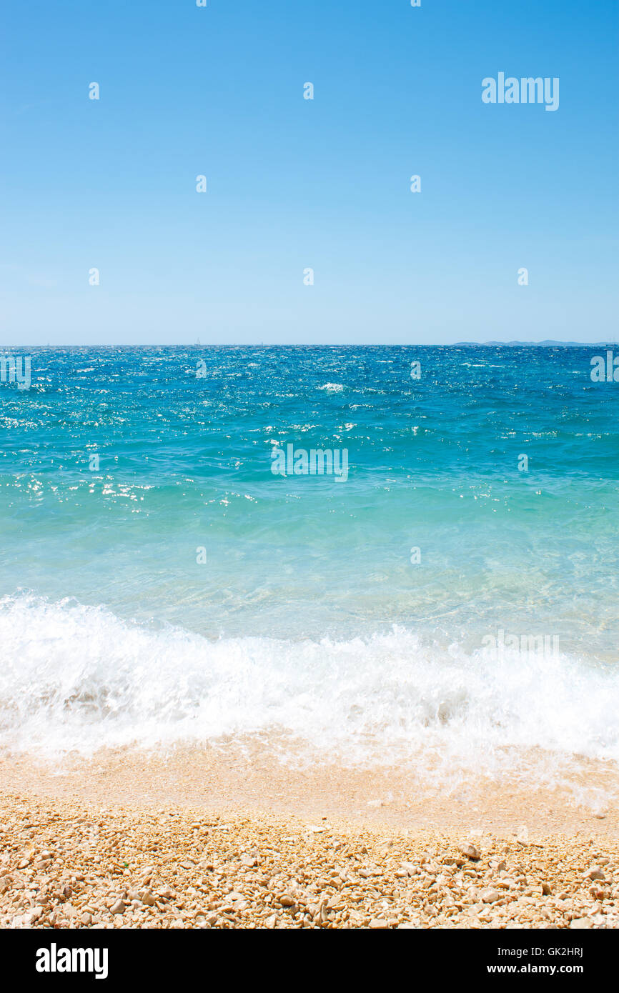 blue beach seaside Stock Photo - Alamy
