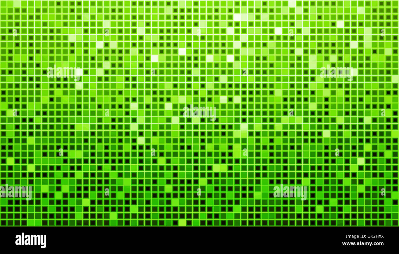 green mosaics mosaic Stock Photo - Alamy