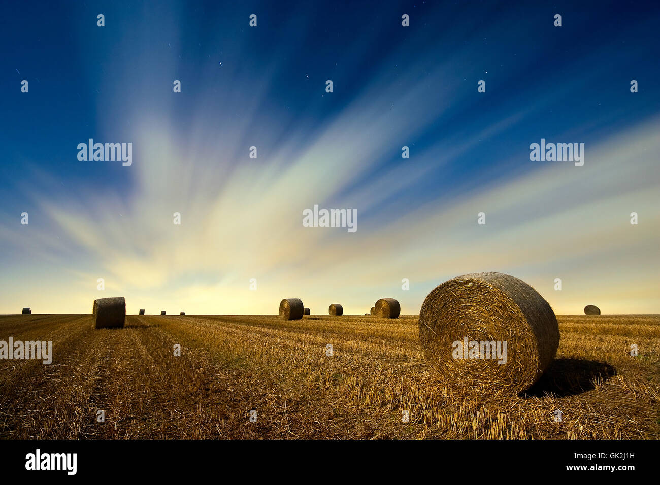 Night nighttime moon moonlight firmament hi-res stock photography and ...