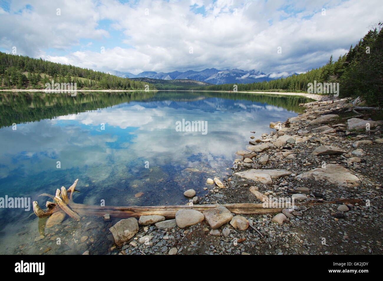 canada mountain lake salt water Stock Photo - Alamy