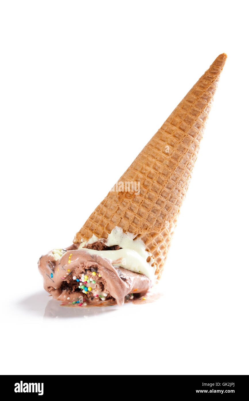 sweet cream cone Stock Photo - Alamy