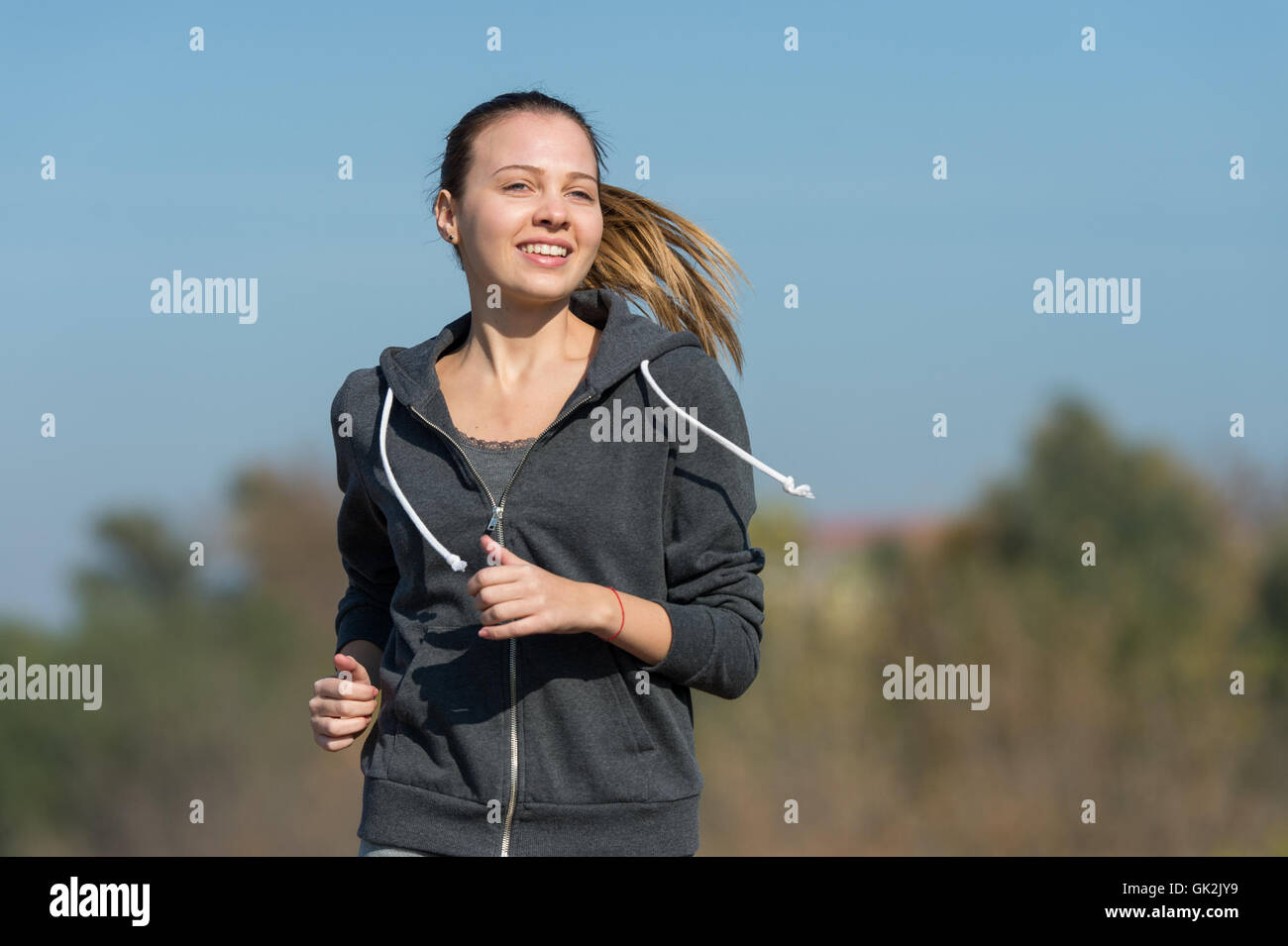 Pretty jogging hi-res stock photography and images - Alamy