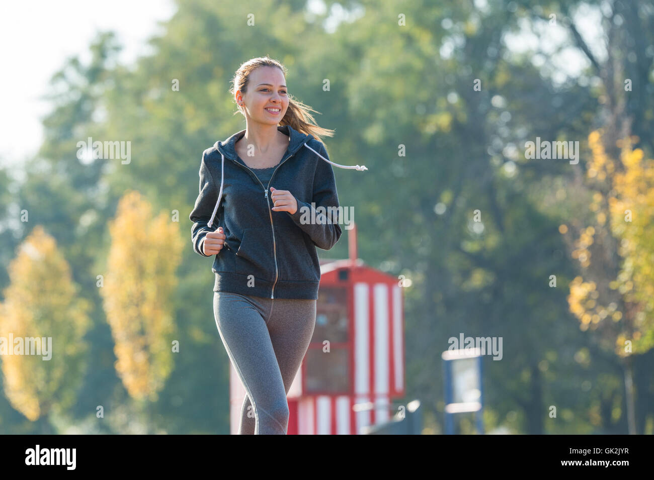 Pretty jogging hi-res stock photography and images - Alamy