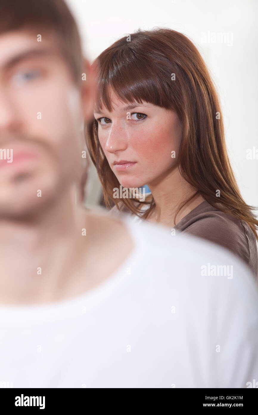 woman conflict sad Stock Photo - Alamy