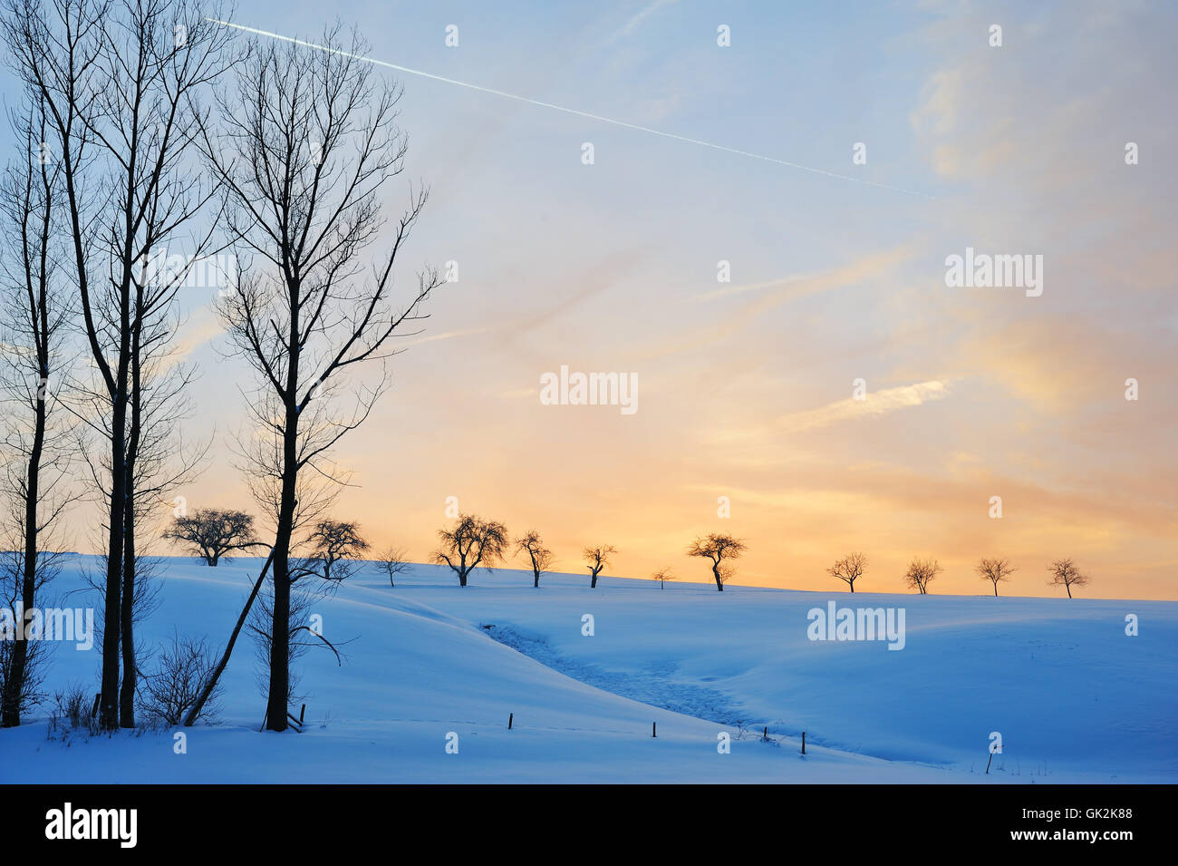 Cold and sunset hi-res stock photography and images - Alamy
