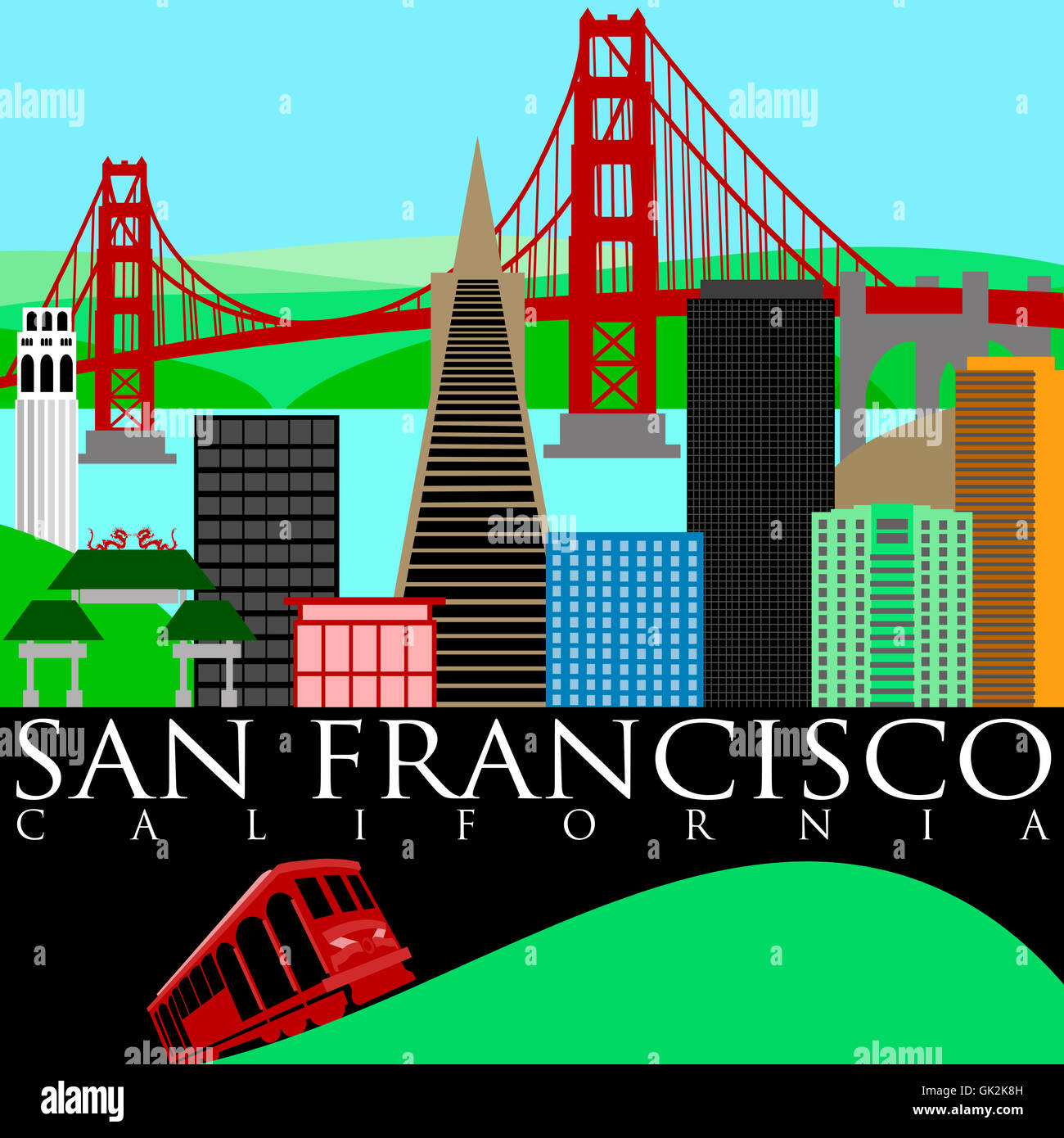 Chinatown gate drawing hi-res stock photography and images - Alamy