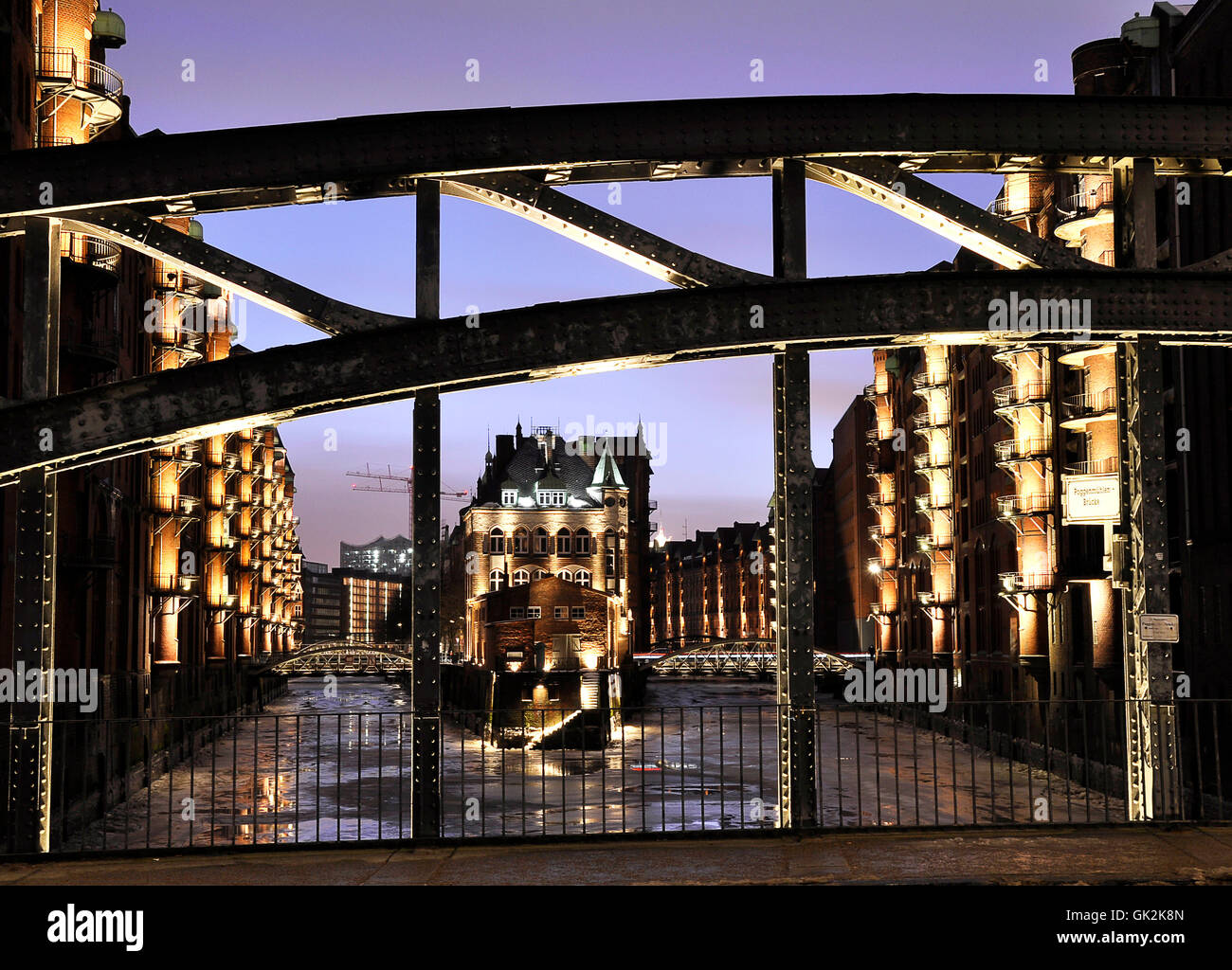 hamburg memory city historical Stock Photo - Alamy