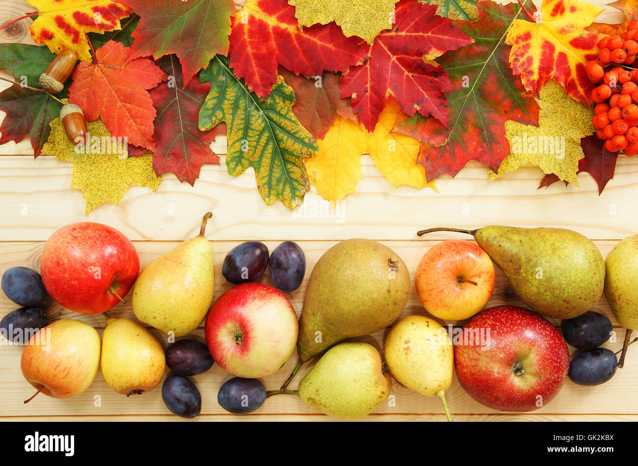 fruit and leaf Stock Photo - Alamy