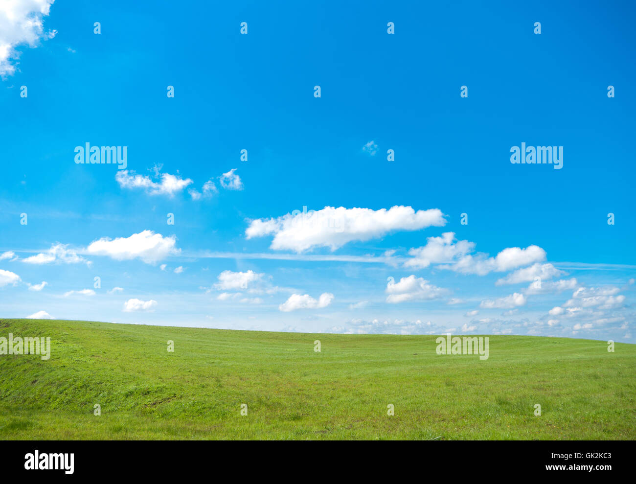 blue horizon field Stock Photo - Alamy