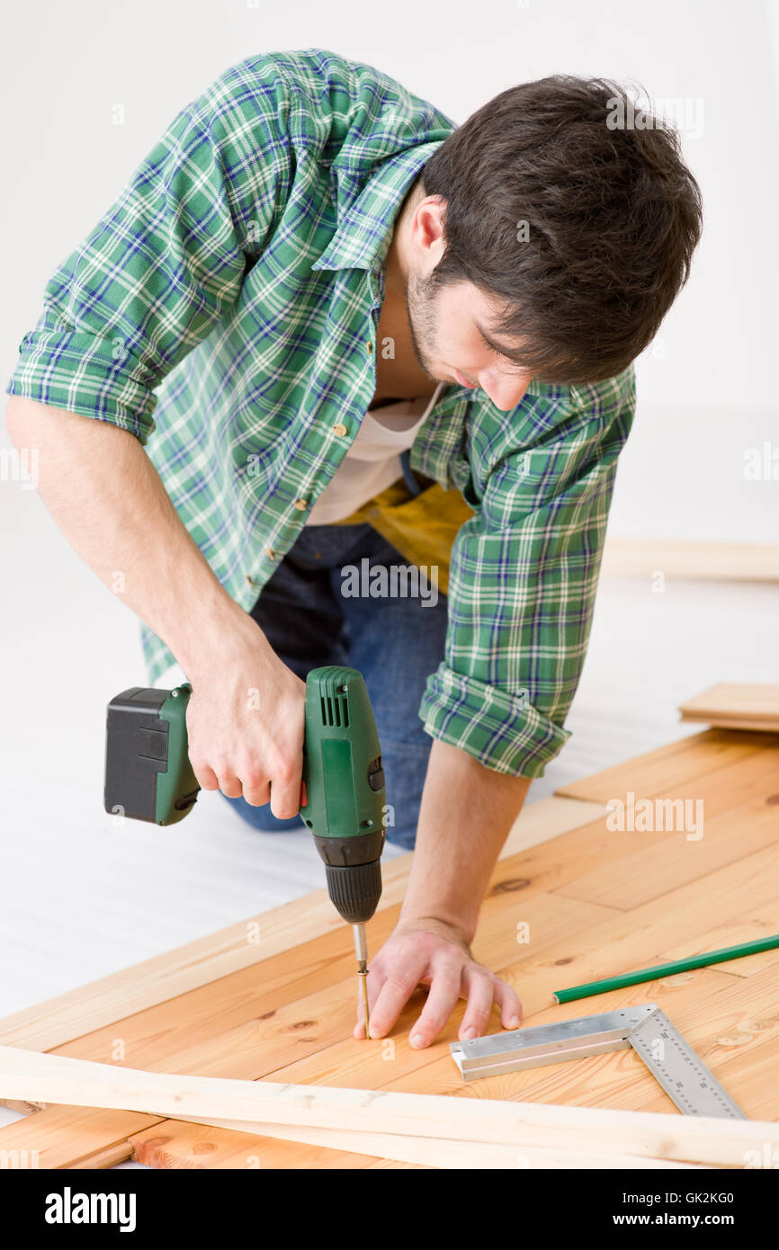 renovation professional carpenter Stock Photo - Alamy