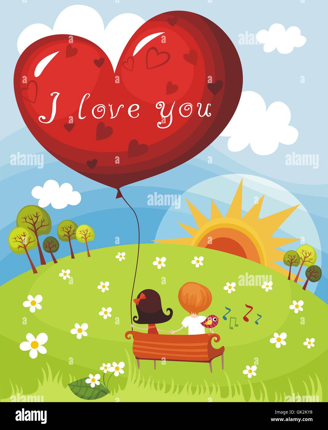 illustration day during the day Stock Photo - Alamy