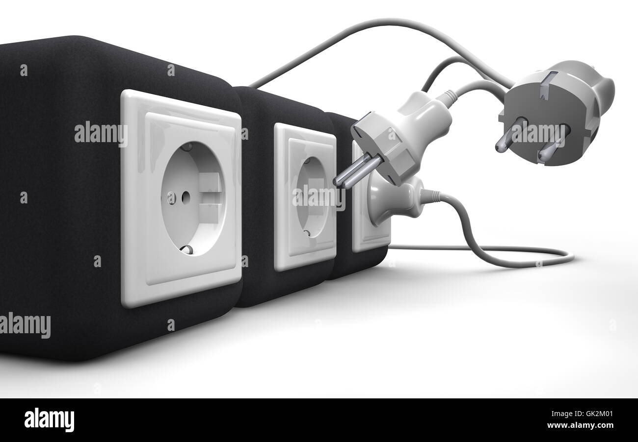 euro outlet socket Stock Photo - Alamy