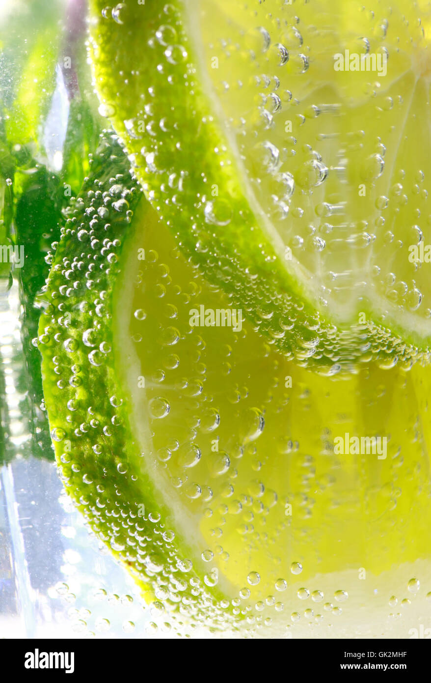 lime in glass Stock Photo - Alamy