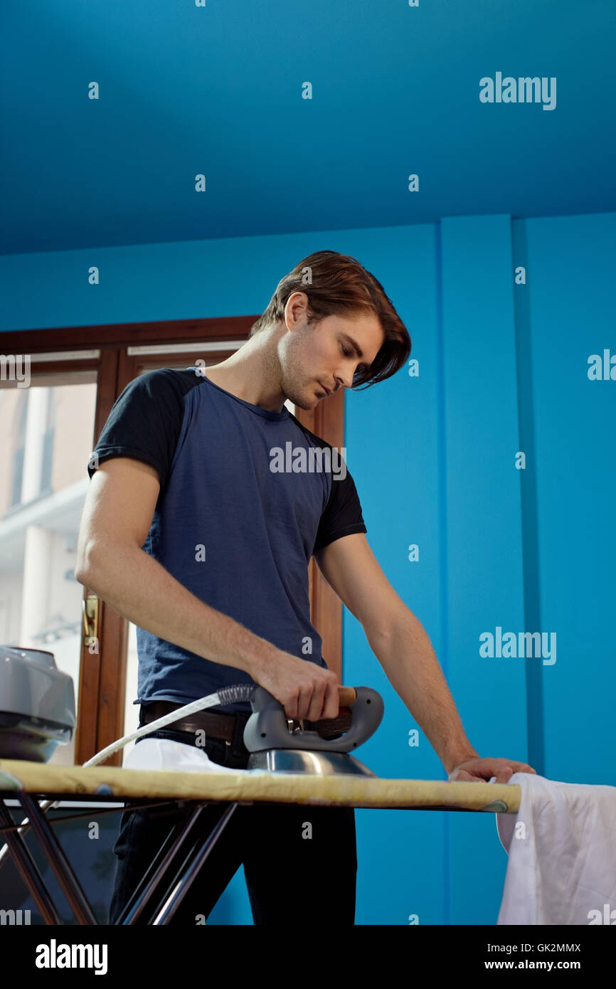 clothes chores housekeeping Stock Photo - Alamy