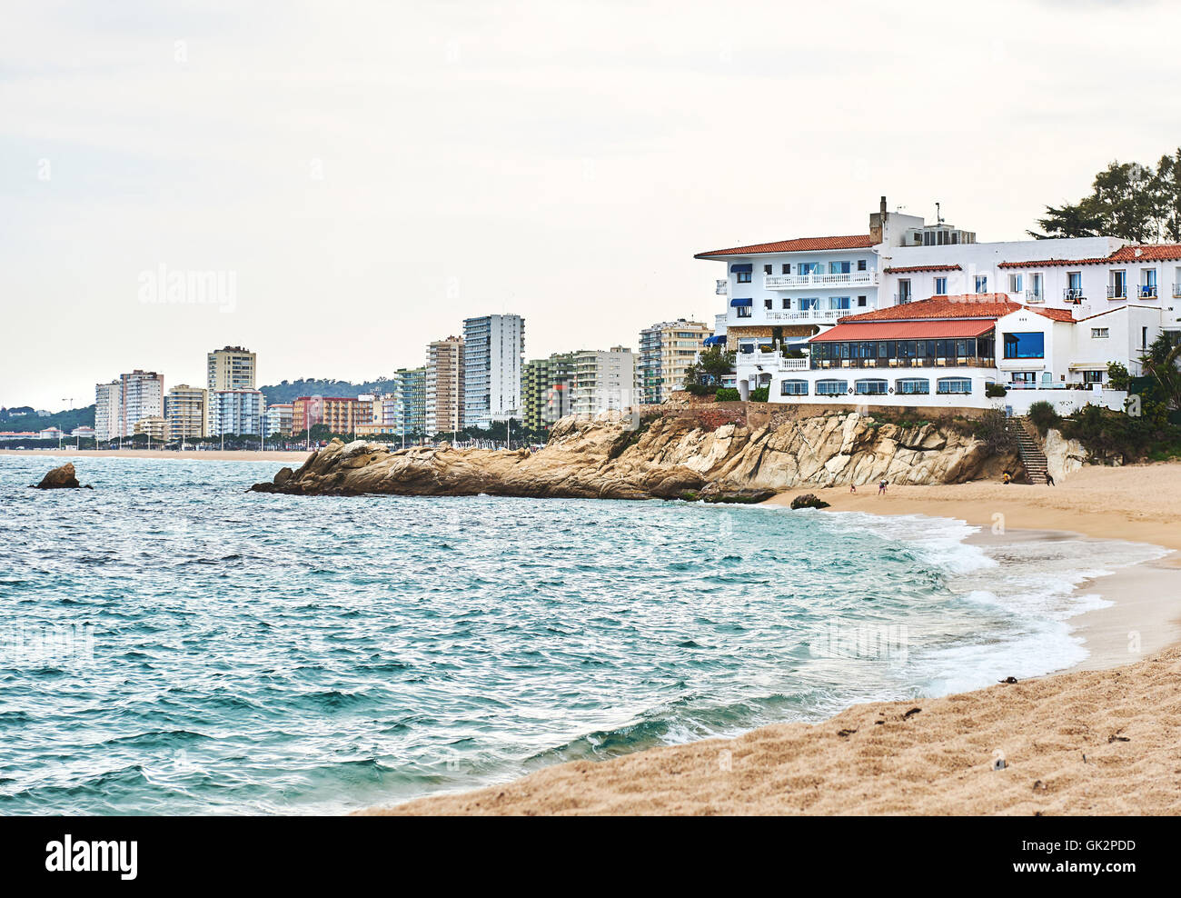 Coastline of Platja d'Aro Stock Photo - Alamy
