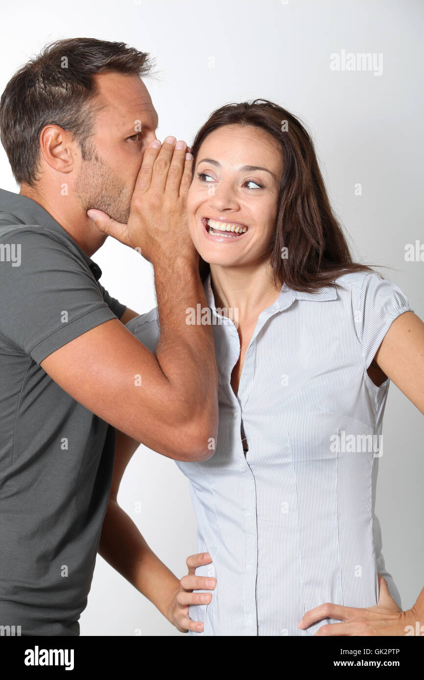 woman talk speaking Stock Photo - Alamy