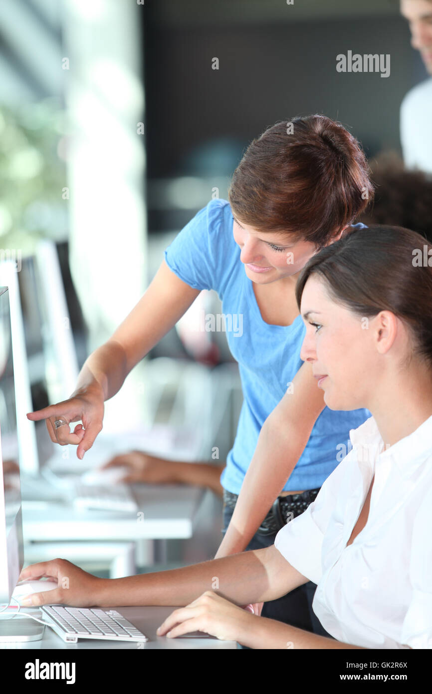 woman bank lending institution Stock Photo - Alamy