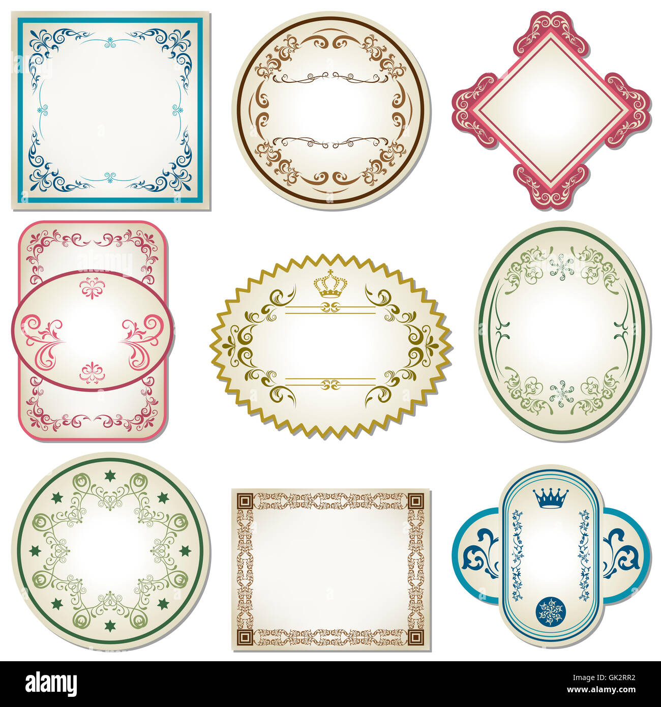 ornament decoration element Stock Photo - Alamy