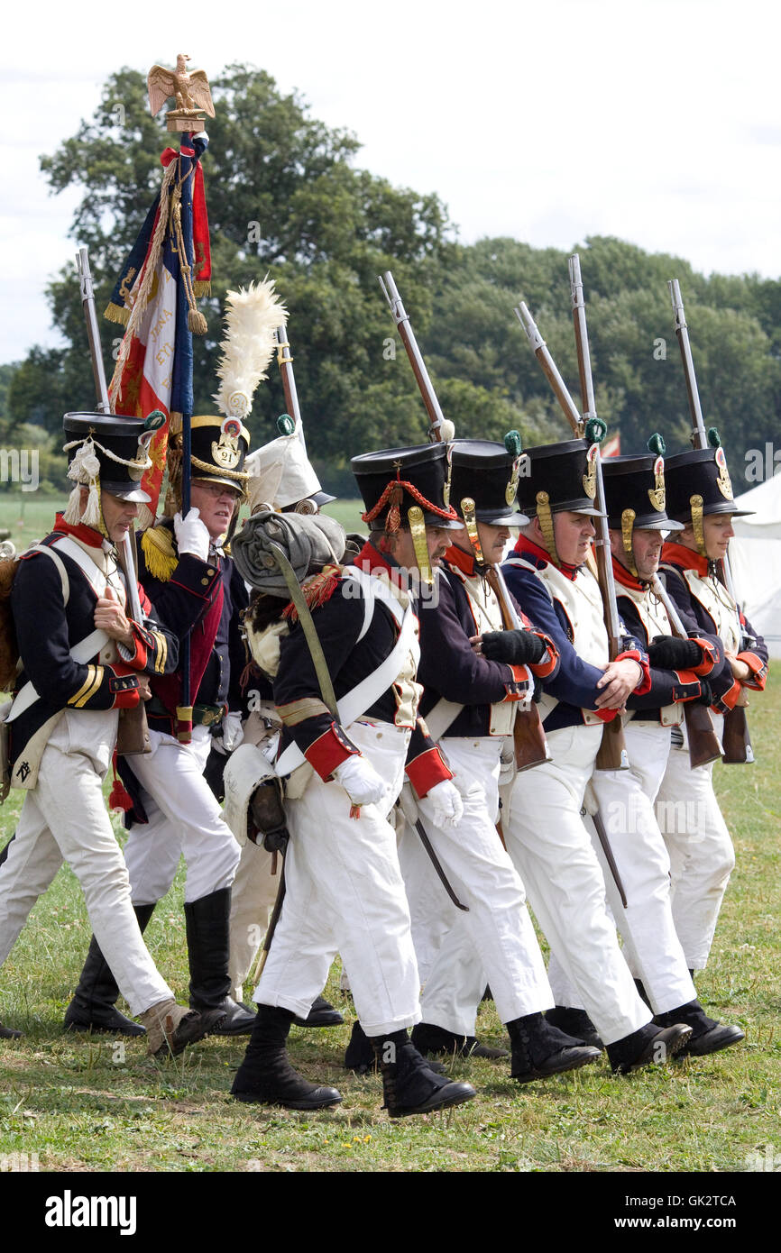 21st eme Regiment de Ligne on the battlefield of a Napoleonic war ...
