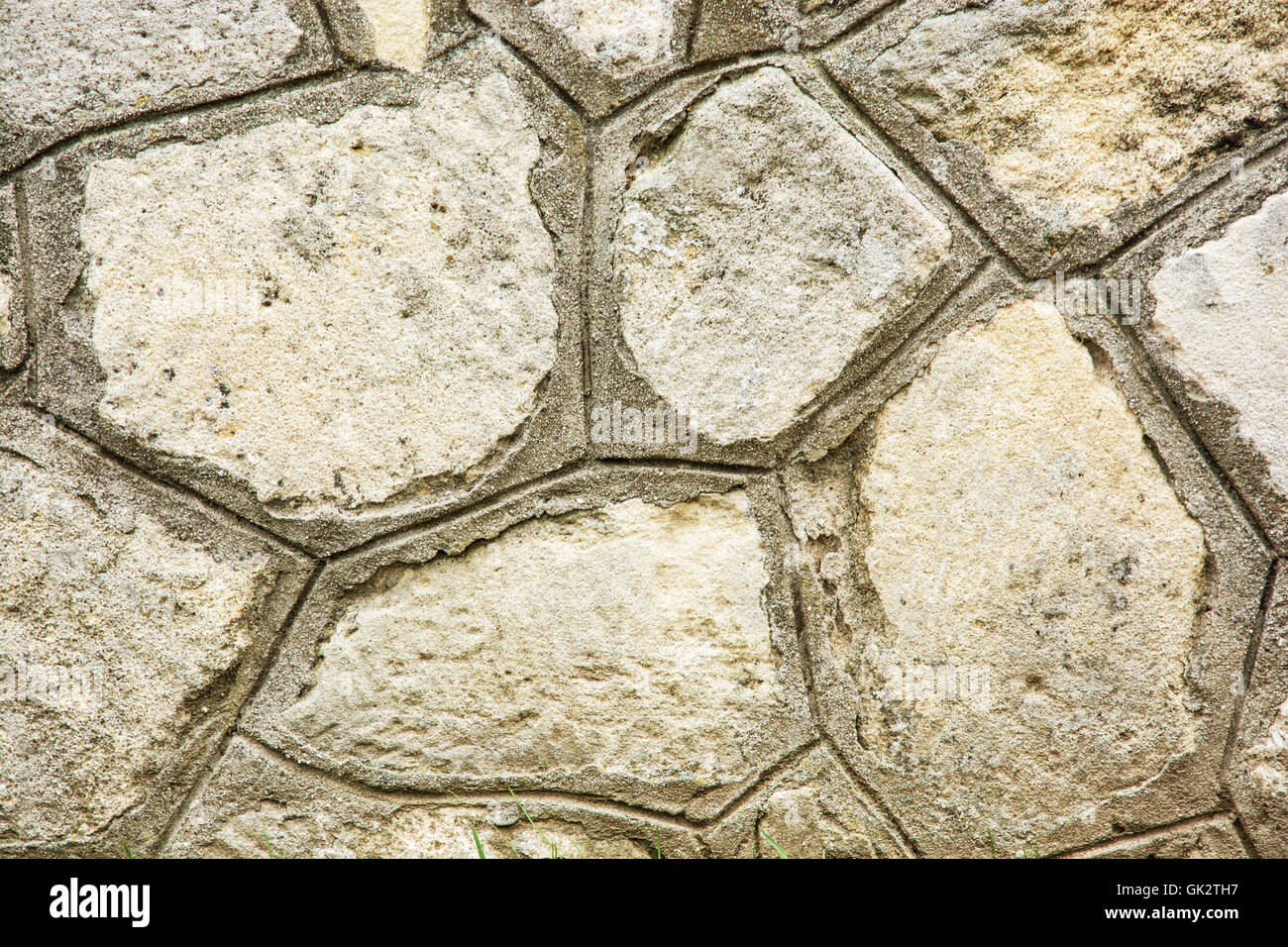 Old stone wall. Vintage architectural background. Architectural element ...