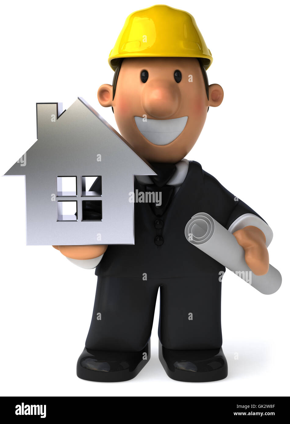 house building work Stock Photo - Alamy