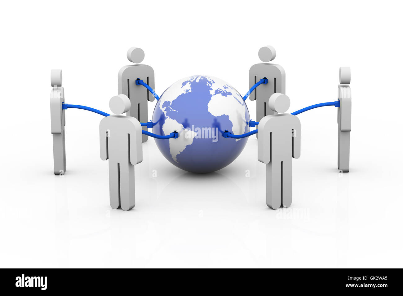 blue humans human beings Stock Photo - Alamy