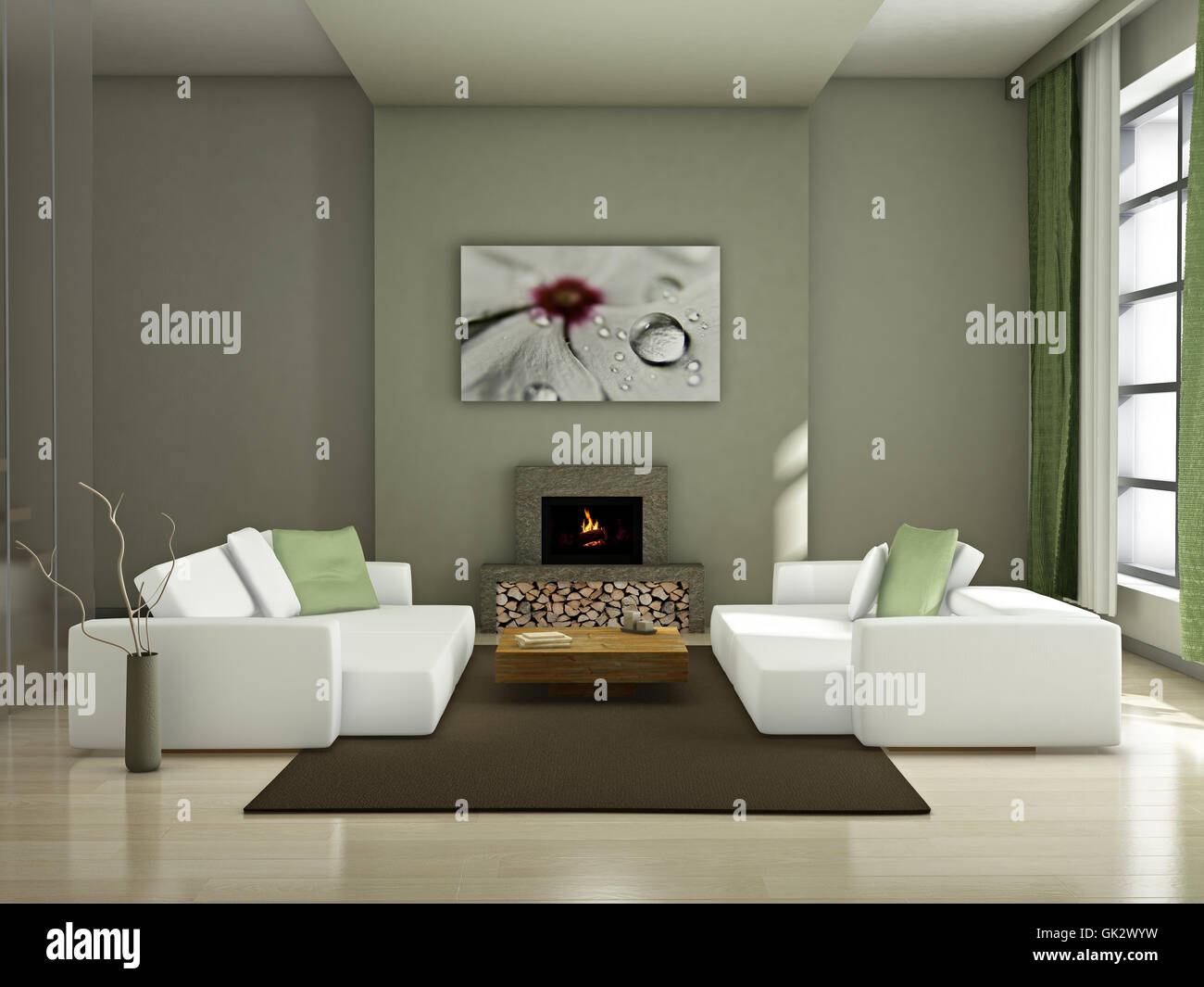interior home house Stock Photo - Alamy