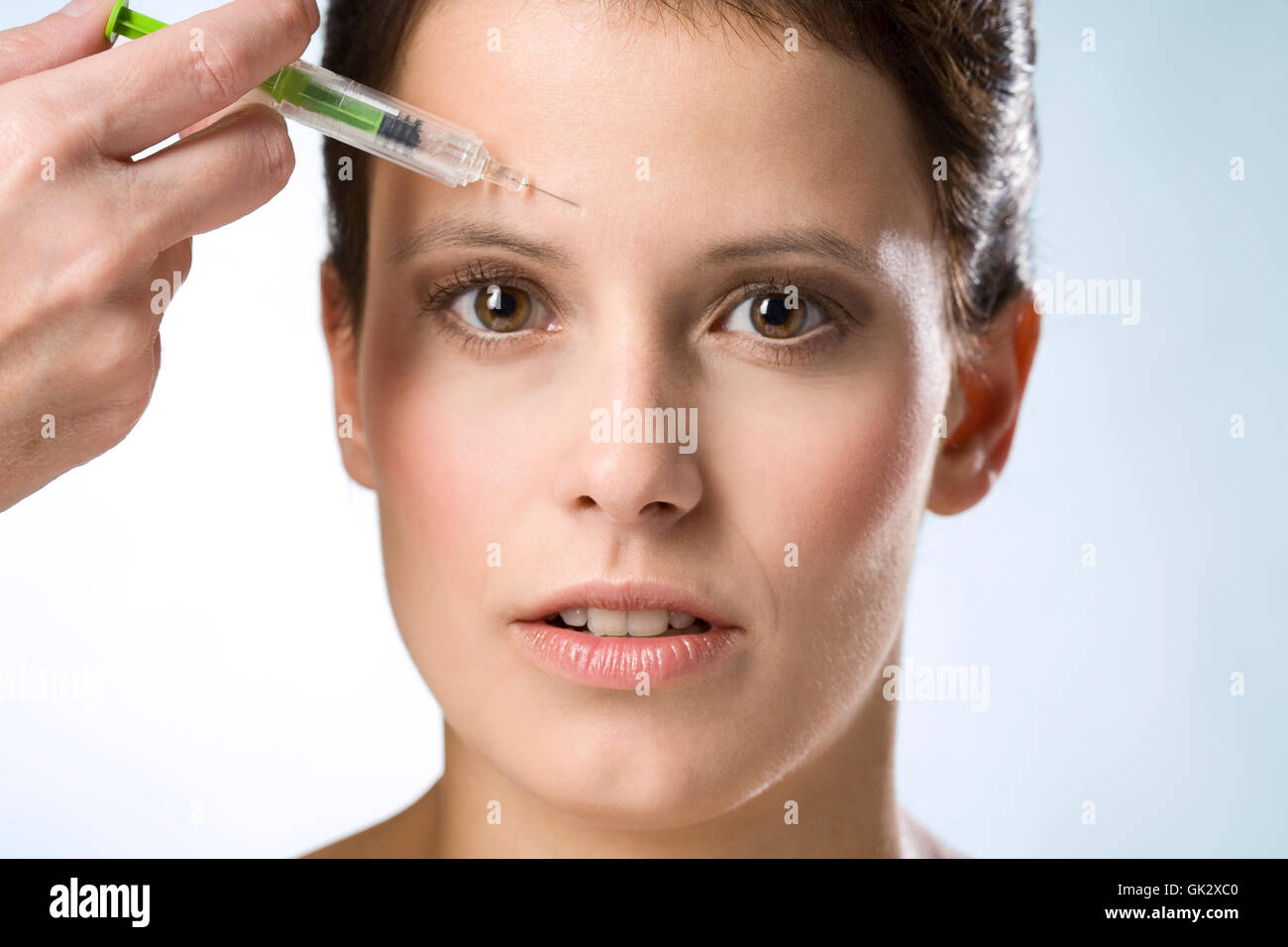 Botox injection wrinkle hi-res stock photography and images - Alamy