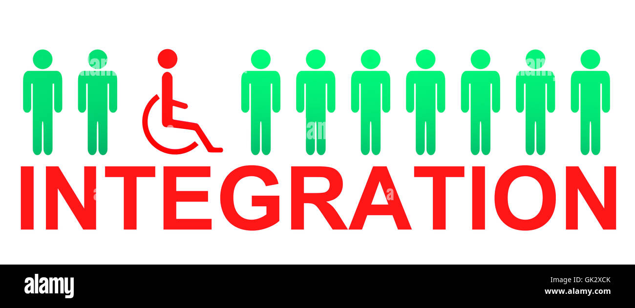 Disability integrated Cut Out Stock Images & Pictures - Alamy