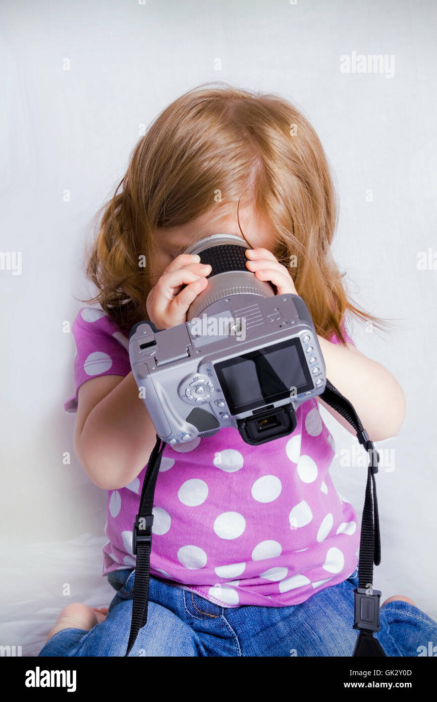 World Photo Day - Girl captured looking the wrong way through a camera ...