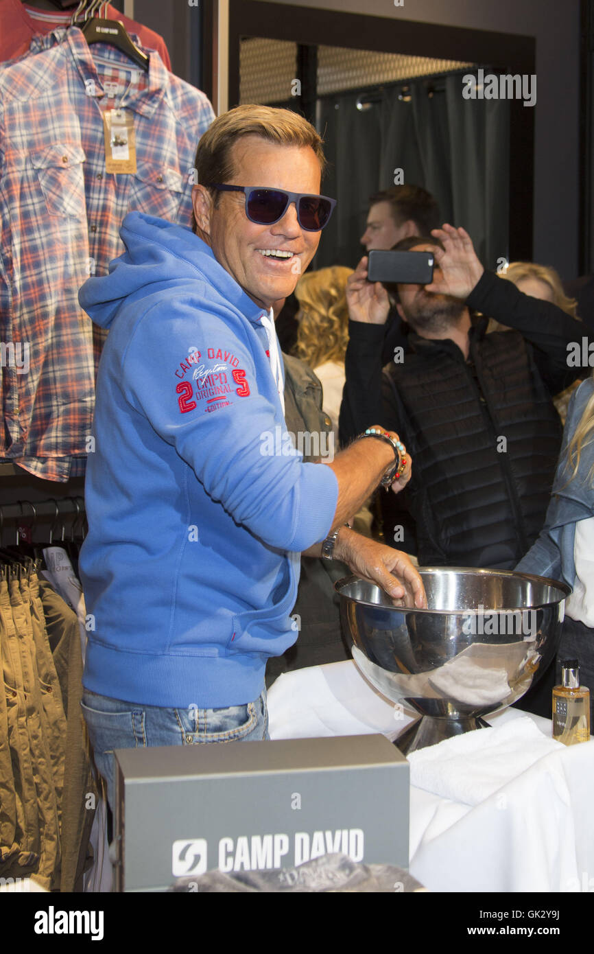 Dieter Bohlen opens the new store of Camp David "The Store" at ...