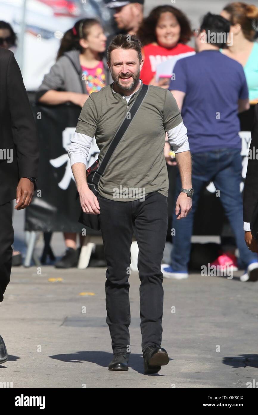 Chris Hardwick seen arriving to the ABC studios for Jimmy Kimmel Live ...