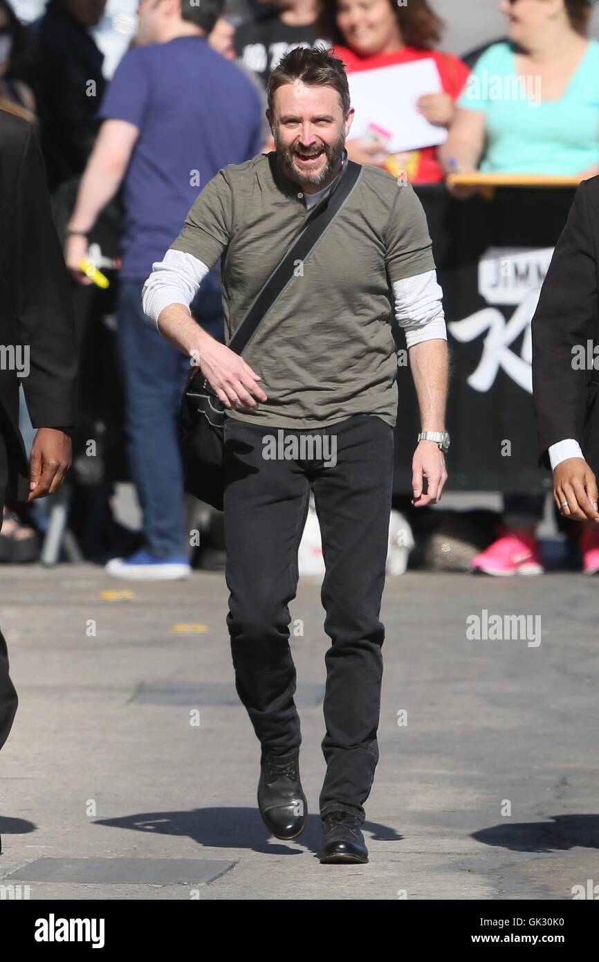 Chris Hardwick seen arriving to the ABC studios for Jimmy Kimmel Live ...