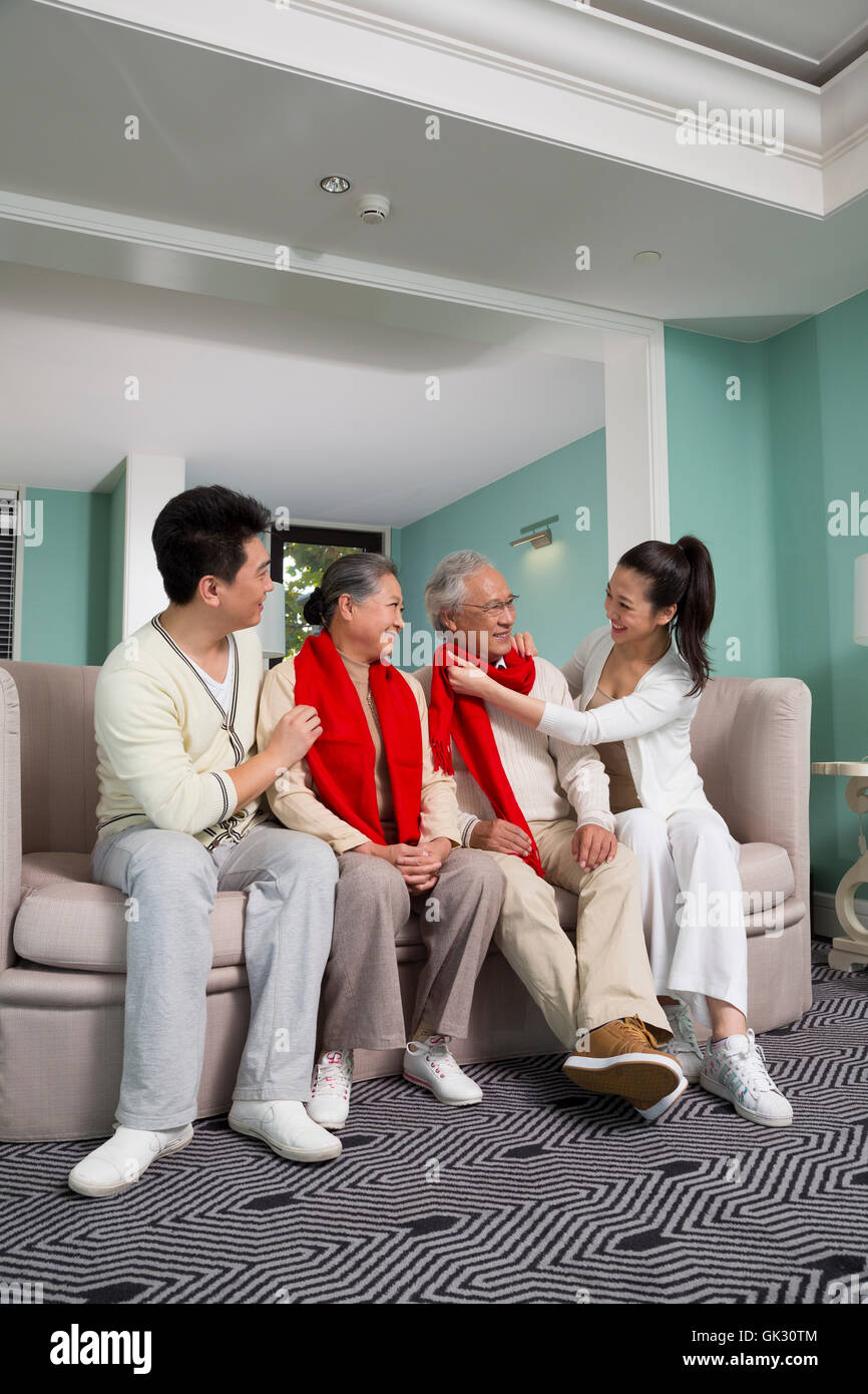A man in the living room Stock Photo - Alamy