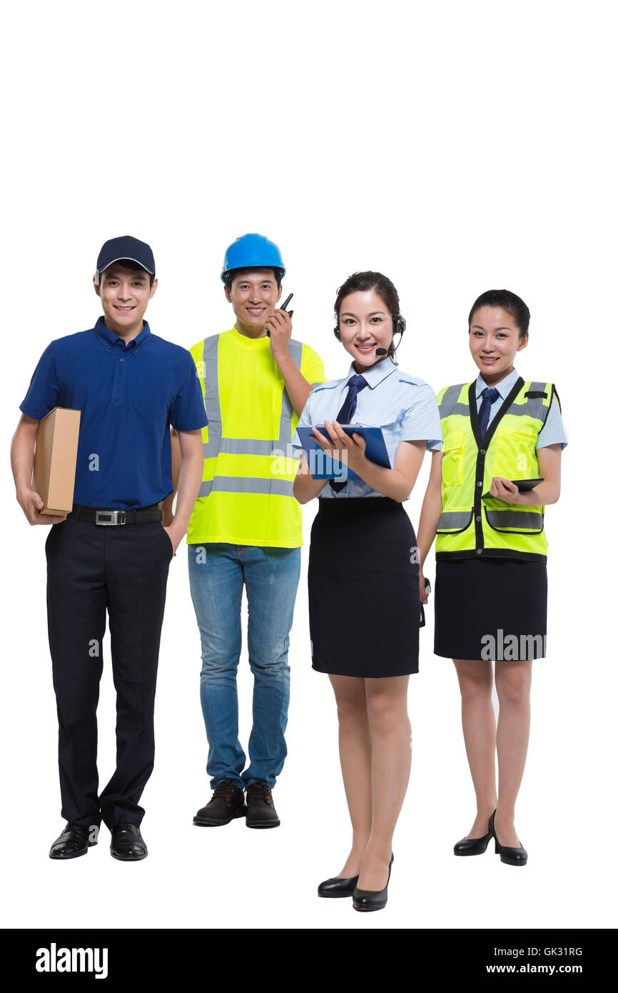 Logistics professional team photo Stock Photo - Alamy