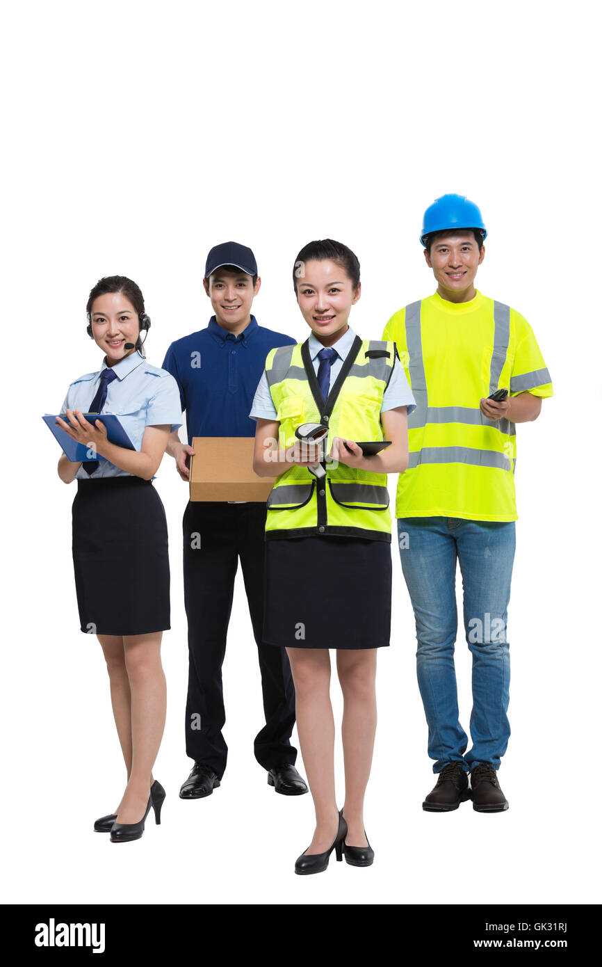Logistics professional team photo Stock Photo - Alamy
