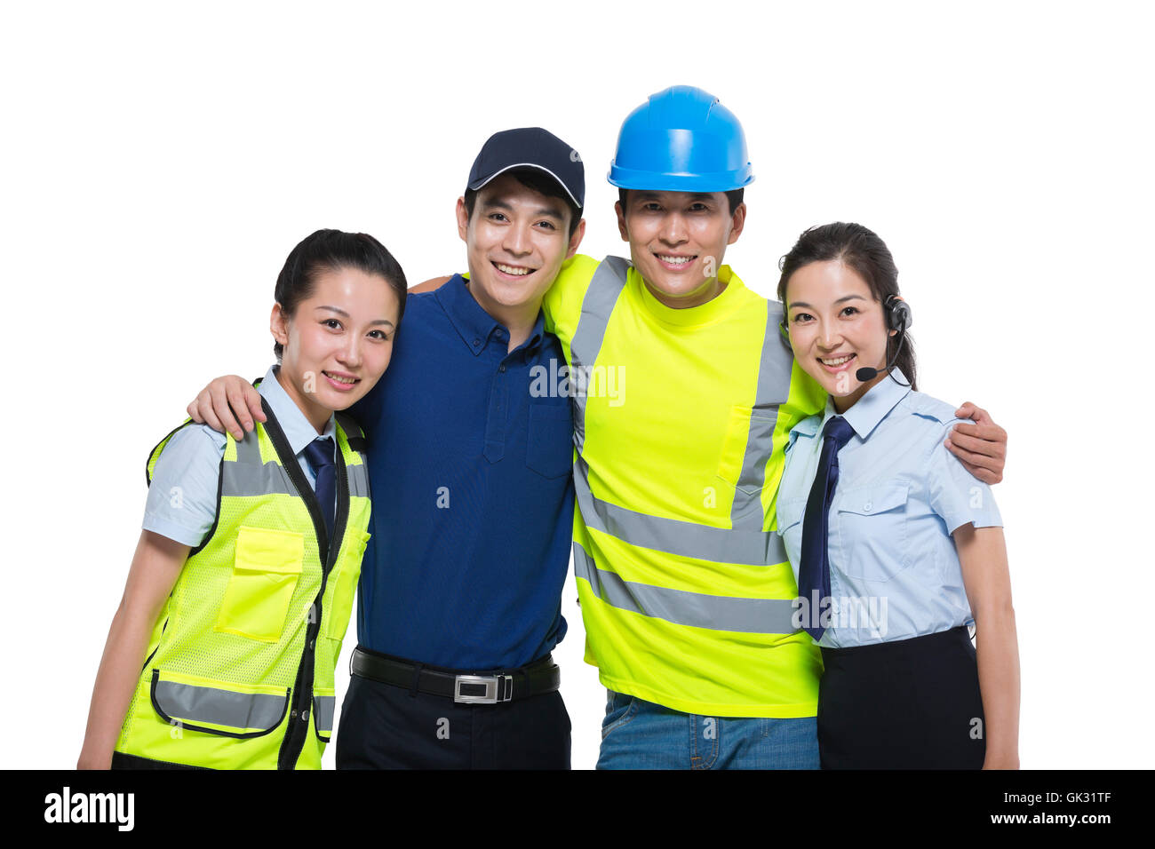 Logistics professional team photo Stock Photo - Alamy