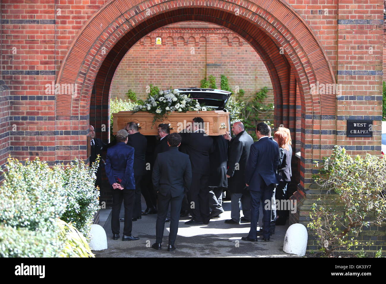David Gest's funeral at Golder's Green Crematorium Where: London ...
