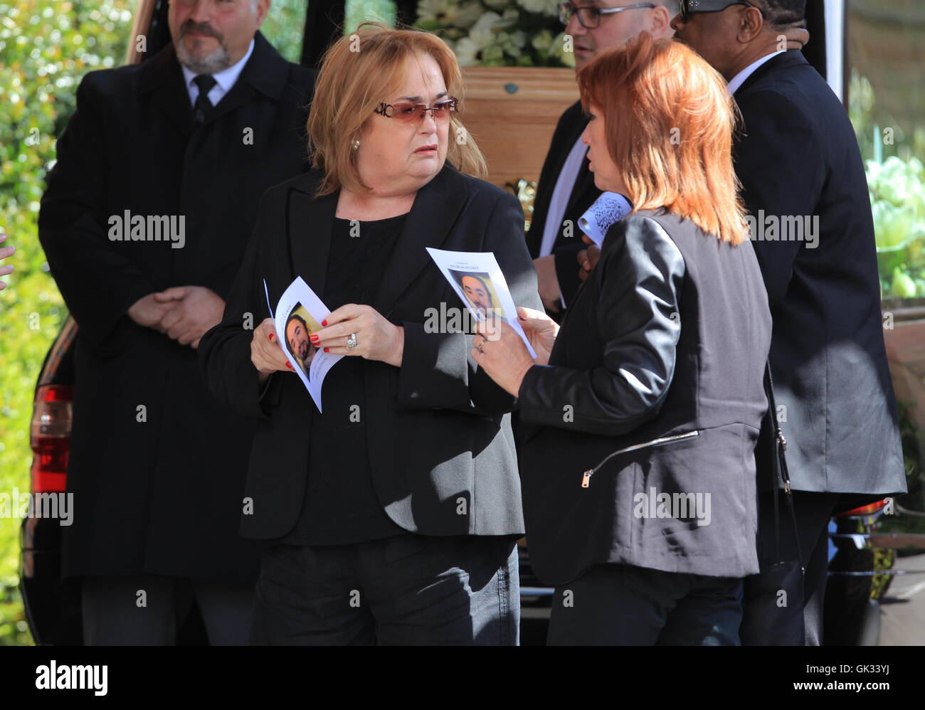 David Gest's funeral at Golder's Green Crematorium Featuring ...