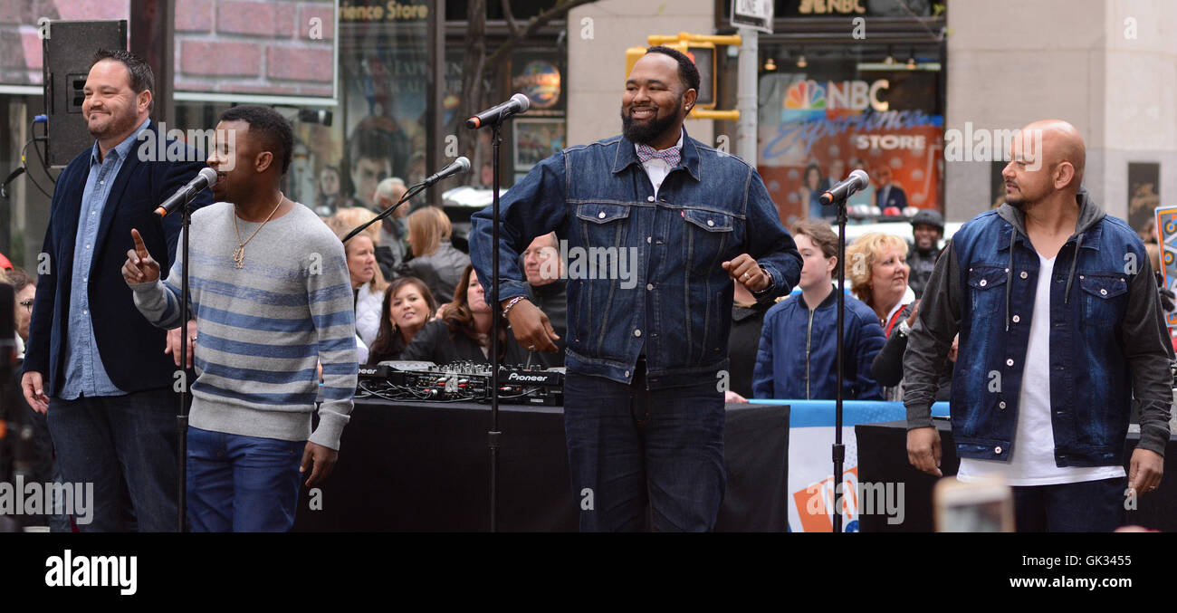 Today Show'- I Love the 90's concert Featuring: All-4-One Where: New ...