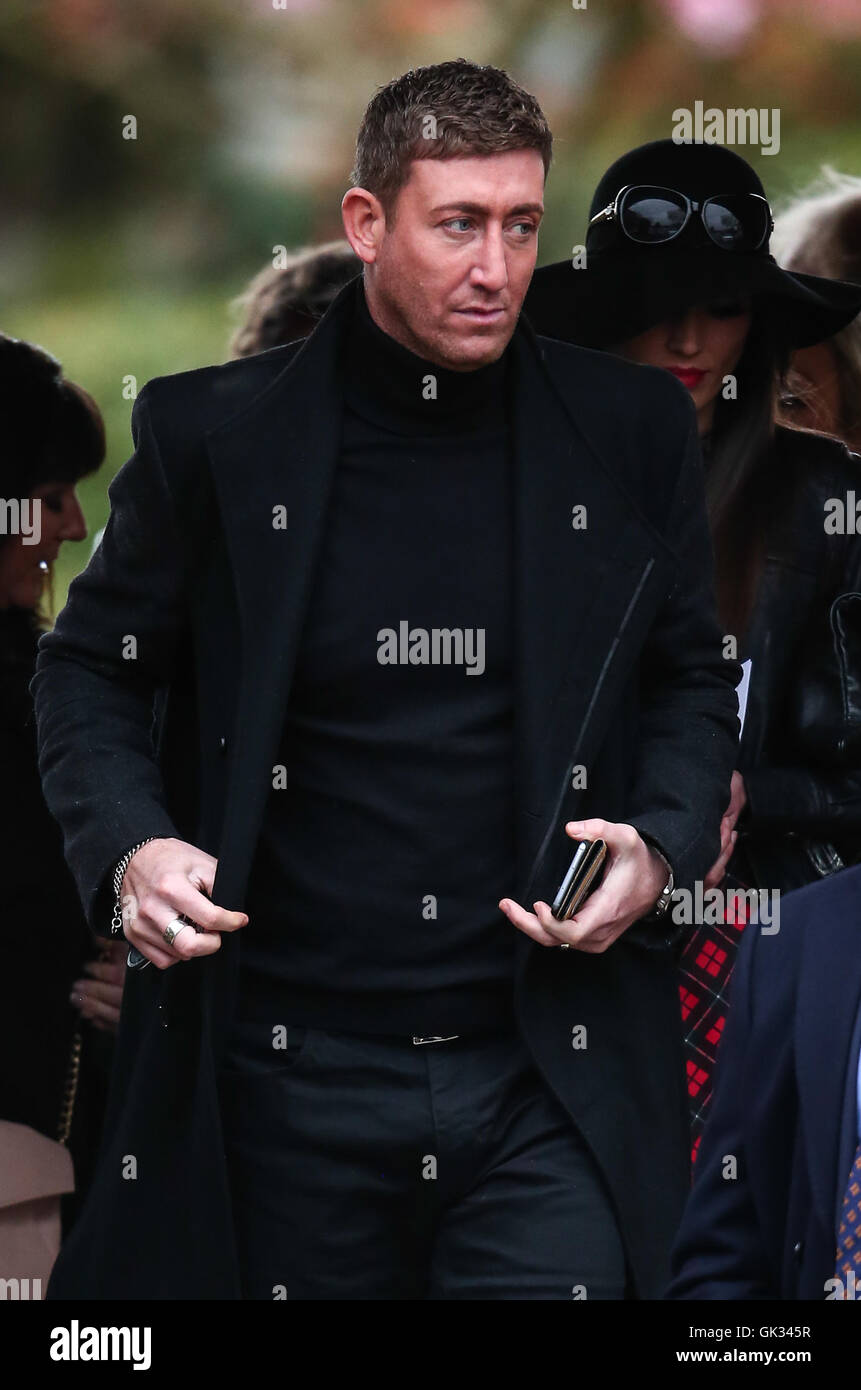 The funeral of David Gest at Golders Green Crematorium Featuring ...