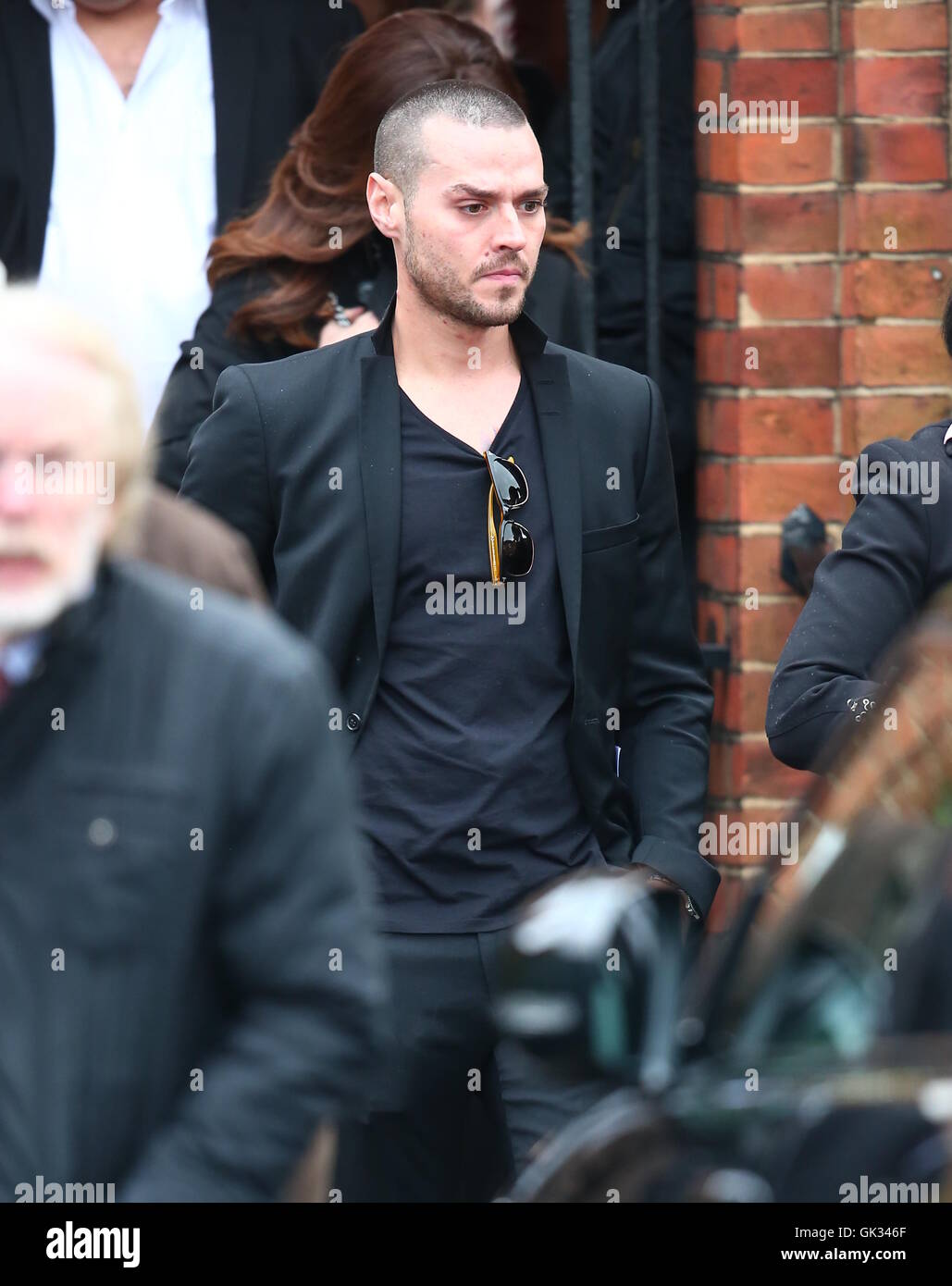 The funeral of David Gest held at Golders Green Crematorium Featuring ...