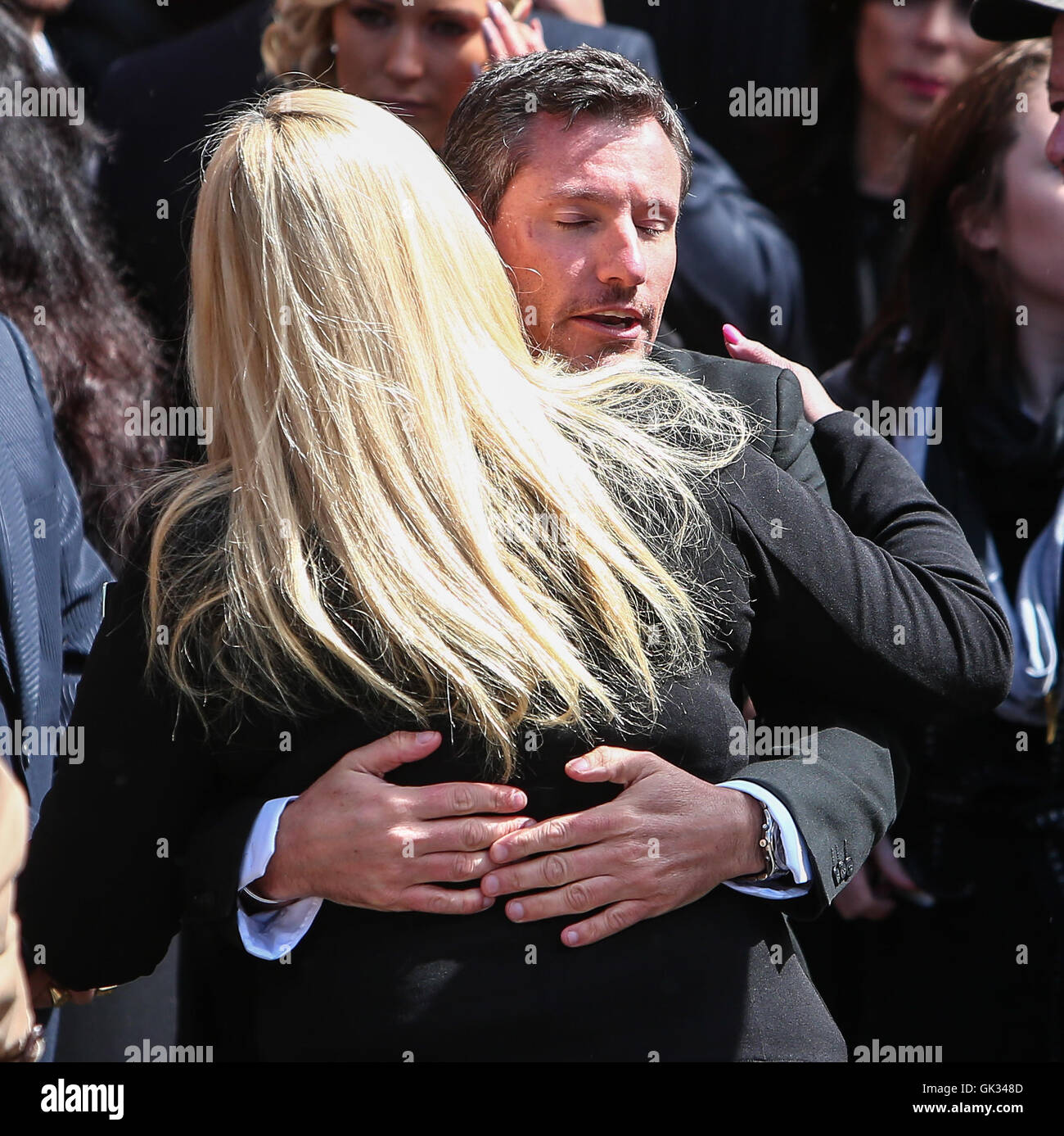 The funeral of David Gest at Golders Green Crematorium Featuring: Dean ...